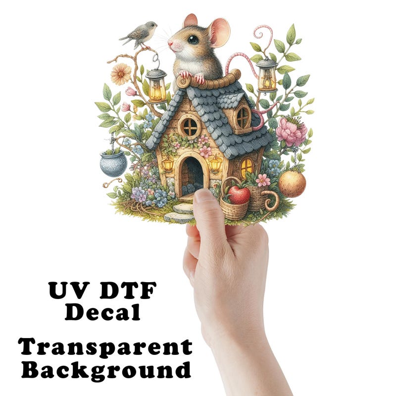 Mouse House Decal - Etsy