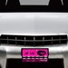 Personalized Hot Pink Skull Lips Aluminum Vanity License Plate Car ...