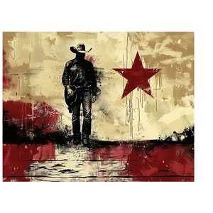 20x16 Lone Star Music Wall Art Canvas Print - Etsy