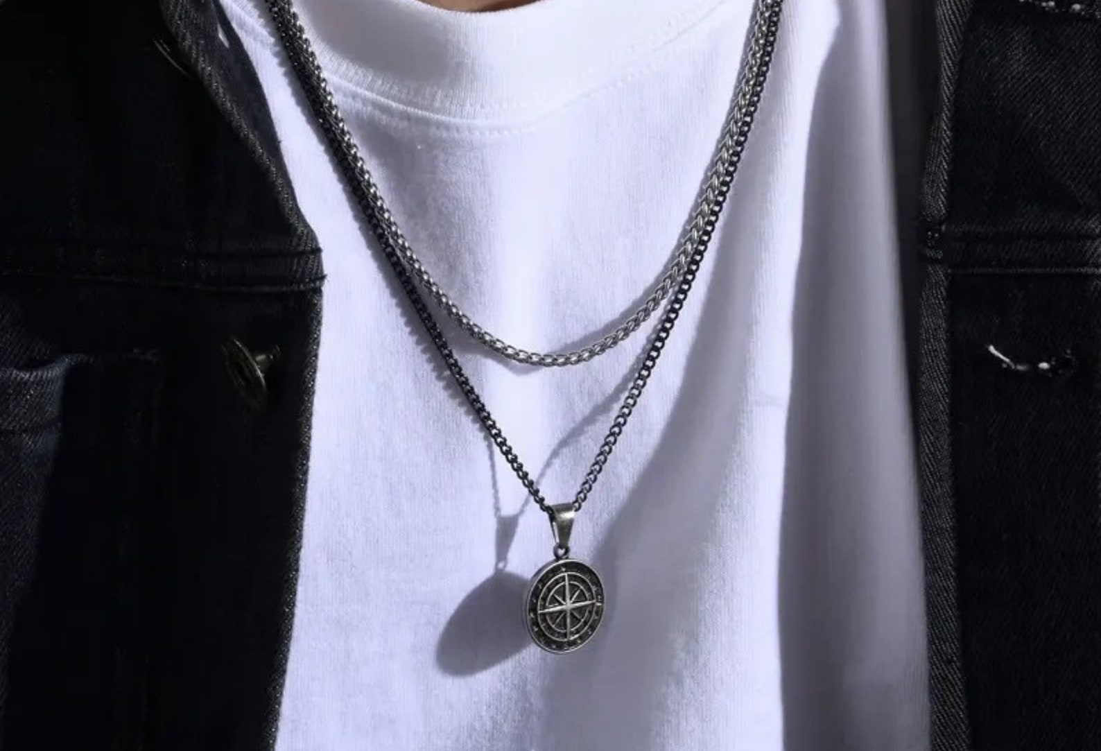 Fathers Day Gift From Daughter Custom Engraved Compass Necklace for Dad ...