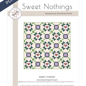 Sweet Nothings Quilt PDF Pattern - Etsy