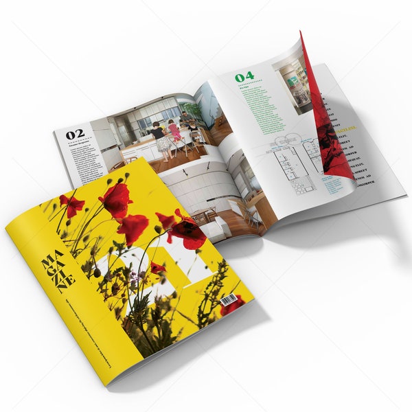 Magazine Layout - Etsy