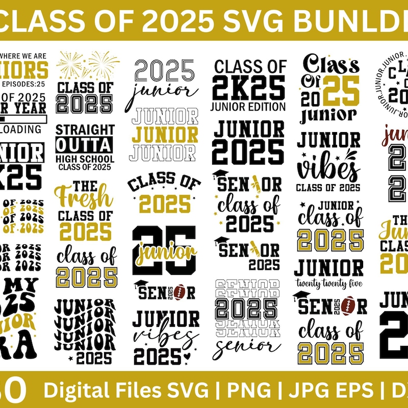 Class of 2025 Clip Art - Etsy
