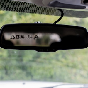 Car Mirror Saying Bundle, Car Mirror Decal Svg, Digital Decal Files ...