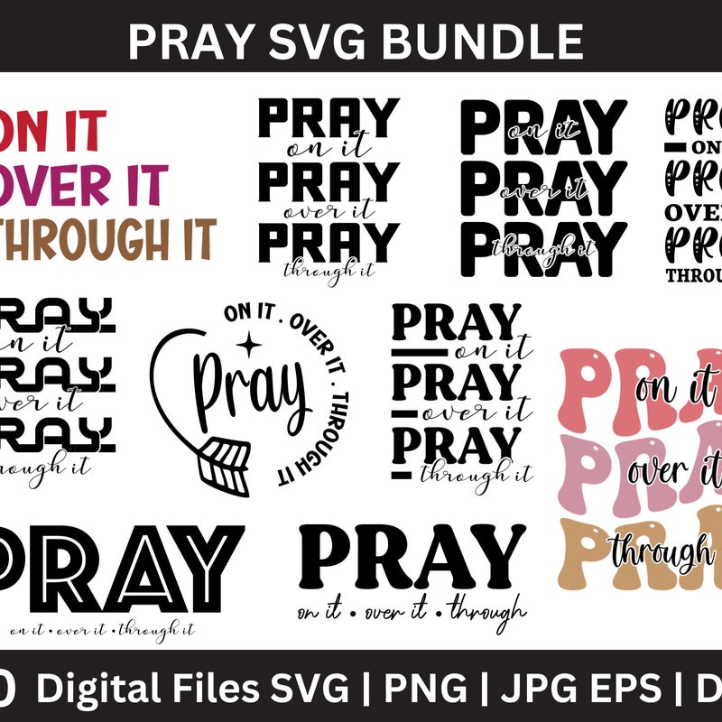 Pray svg - Etsy