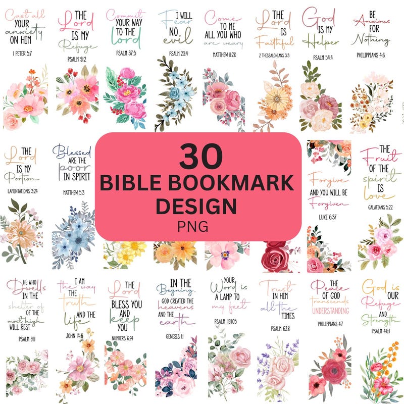 Christian Bookmarks - Etsy