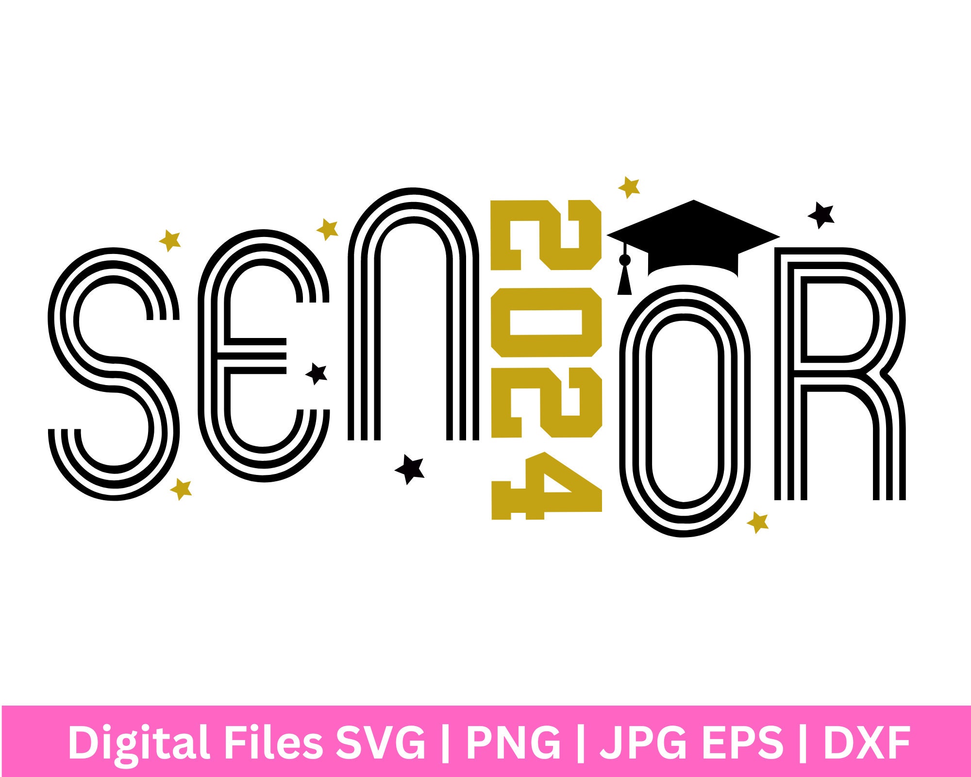 Senior 2024 SVG Classe de 2024 SVG 2024 svg Chemise de - Etsy France