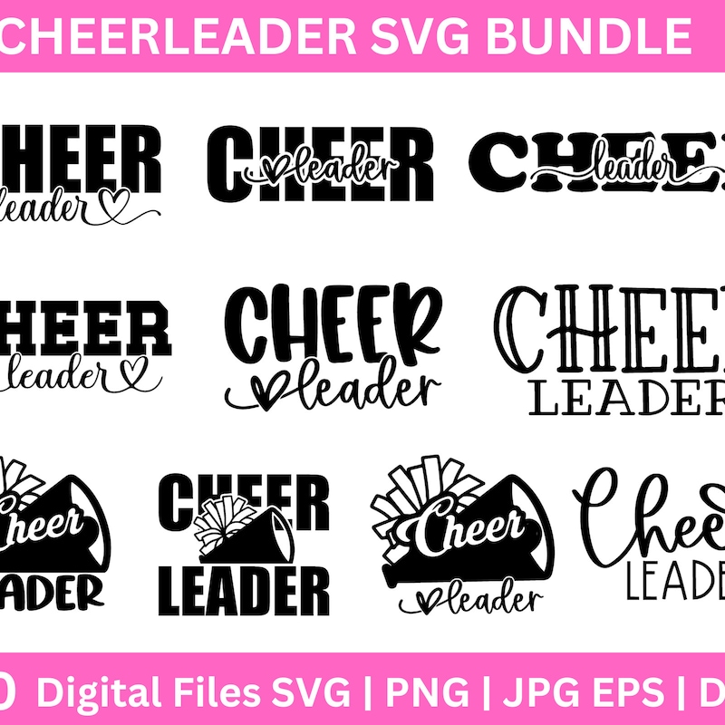 Cheerleading Svg - Etsy