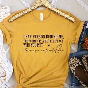 Dear Person Behind Me SVG Bundle, Person Behind Me Svg, Kindness Svg ...
