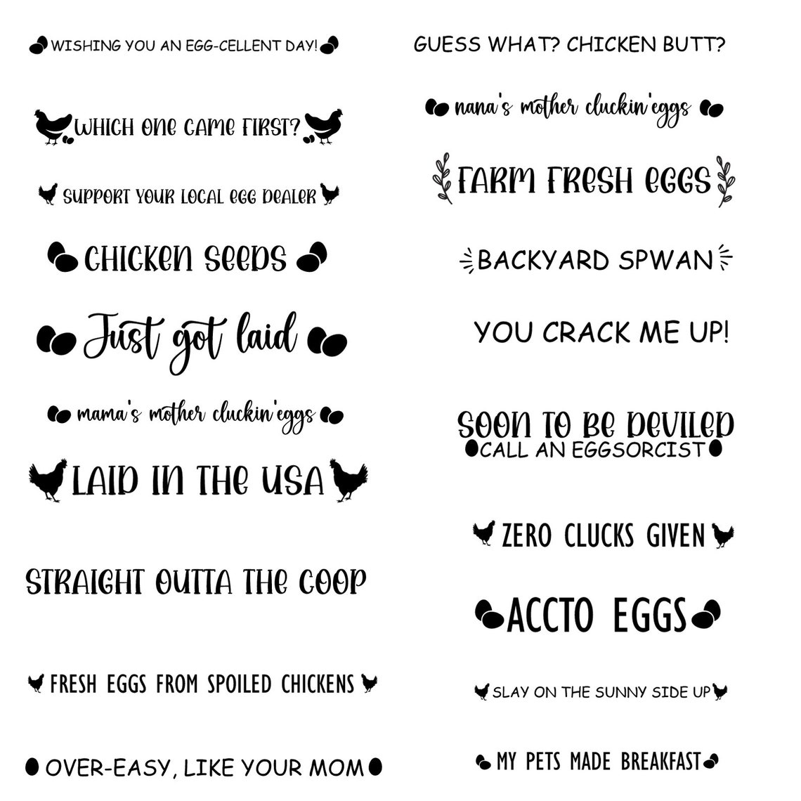 Egg Container SVG Bundle, Egg Container Sayings, Chicken Egg, Funny Egg ...