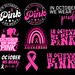 In October We Wear Pink Svg, Breast Cancer SVG Bundle, Breast Cancer ...