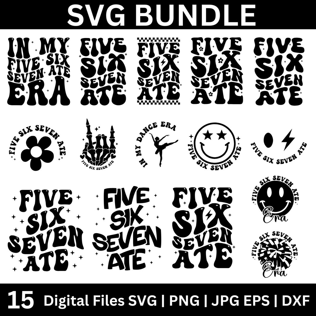 Five Six Seven Ate Cheer Svg, in My Cheer Era SVG, Cheer Era Svg, Cheer ...