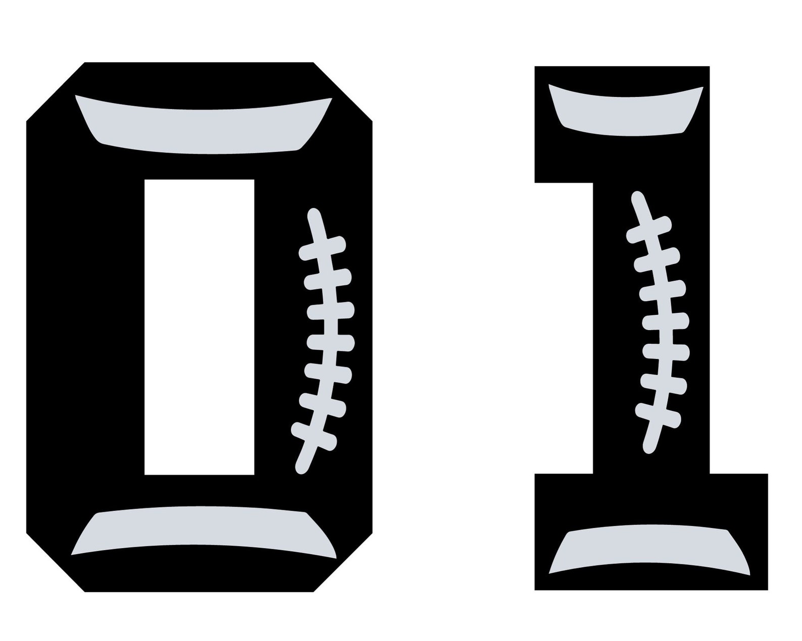 Football Player Numbers Svg Bundle, Football Number Font, Football Svg ...