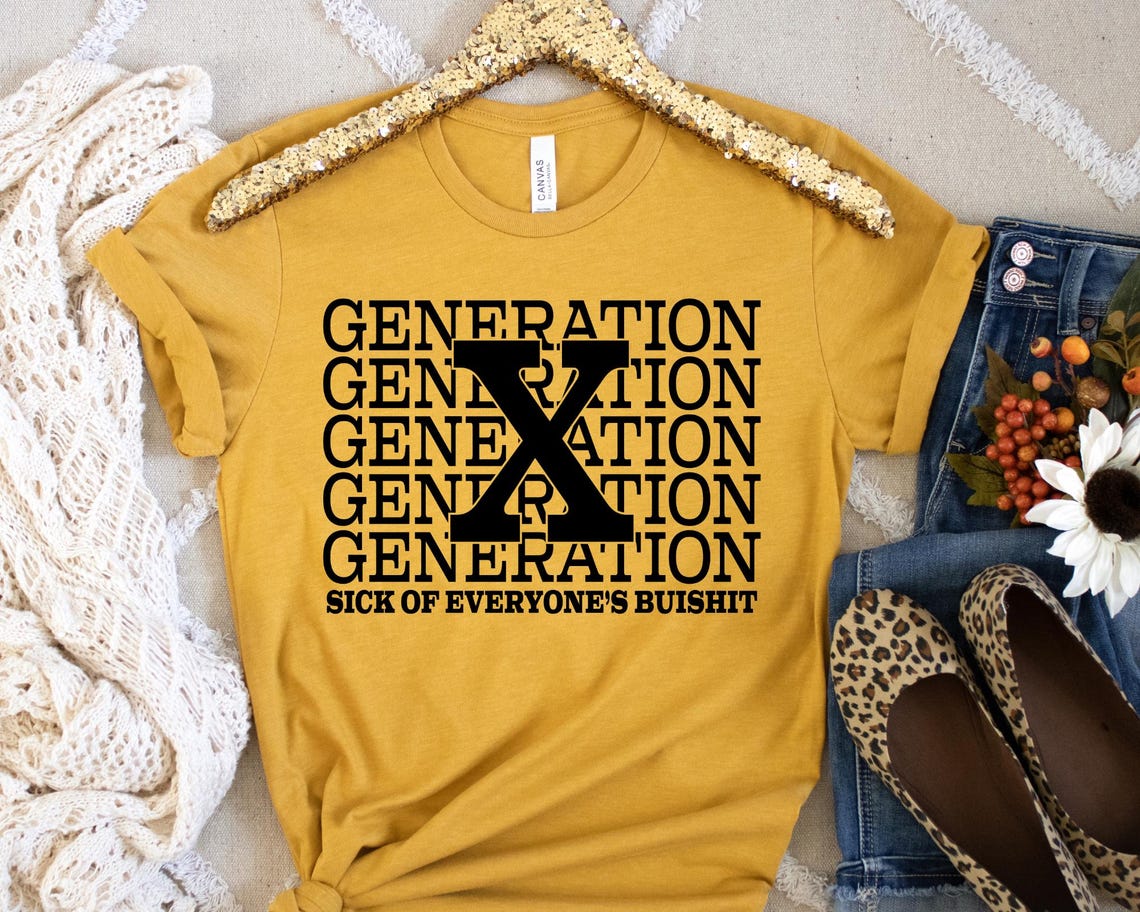 Generation X Svg Bundle, Generation X Svg, Funny Gen X 80s Svg, Gen X ...