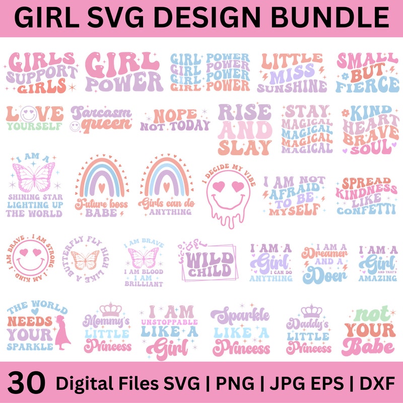 Girl Quotes Svg - Etsy