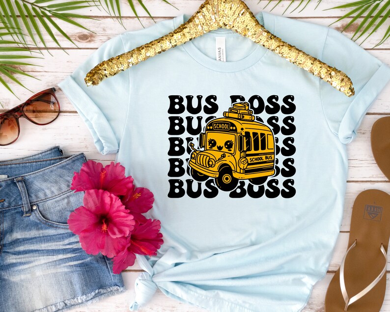 School Bus Driver Svg Bundle, Back to School Shirt Svg, Bus Driver Svg ...
