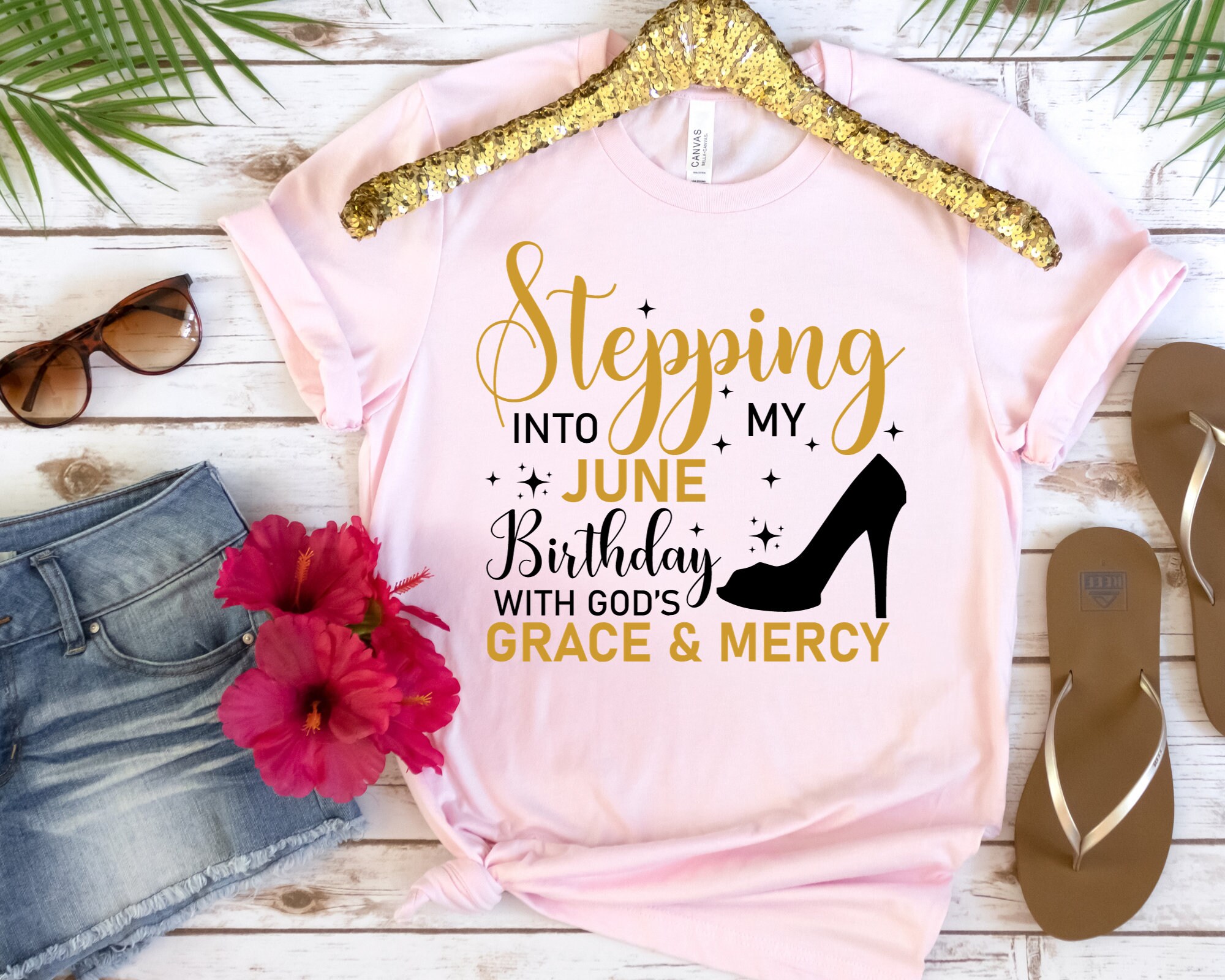 Stepping Into My Birthday June Svg, June Birthday Svg, June Queen Svg ...