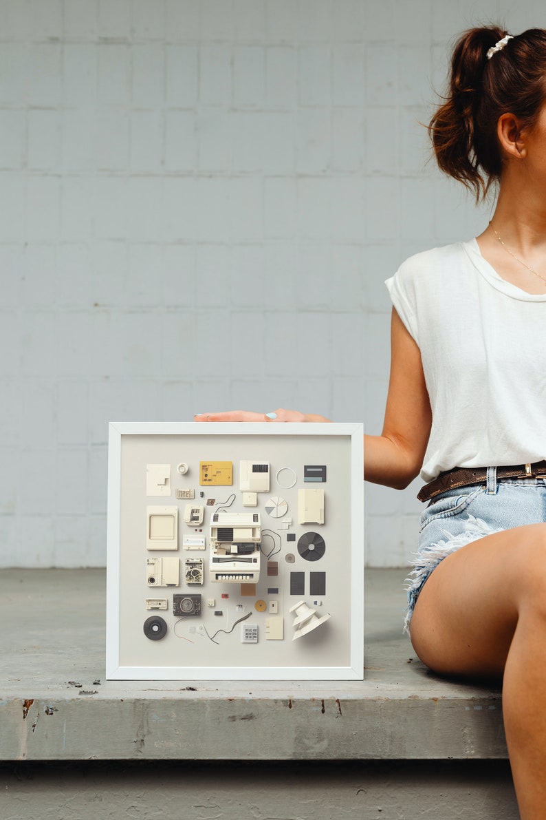 Lost Technology Exploded View Wall Art No. 6 - Contemporary Vintage ...