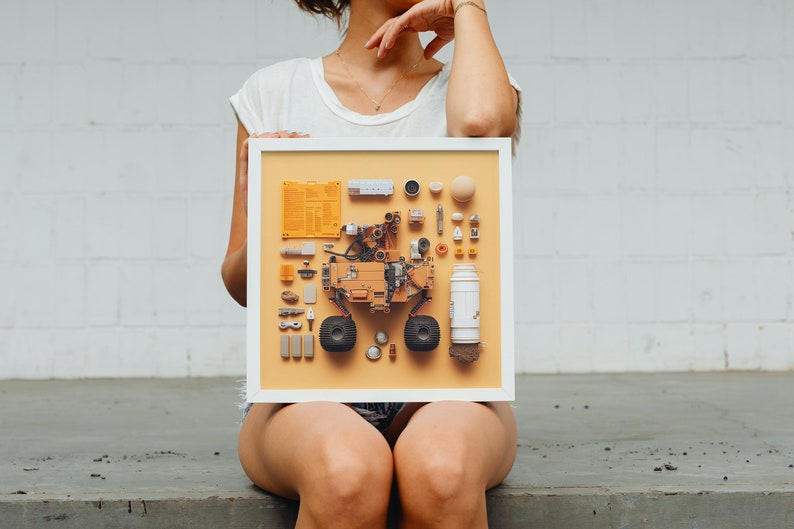 Lost Technology Exploded View Wall Art No. 23 the Rover Alt - Etsy