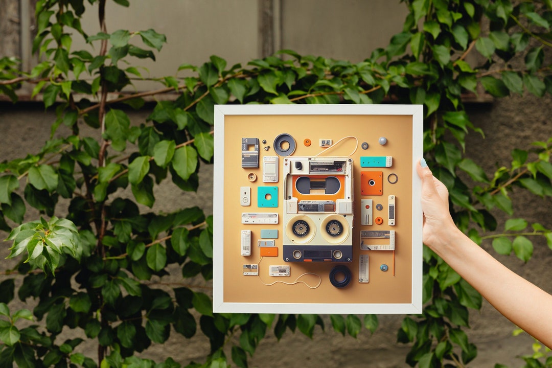 Lost Technology Exploded View Wall Art No. 12 Music Player Contemporary ...