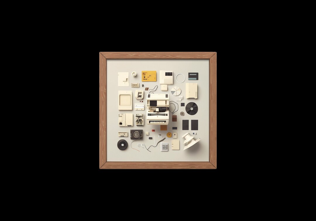 Lost Technology Exploded View Wall Art No. 6 - Contemporary Vintage ...