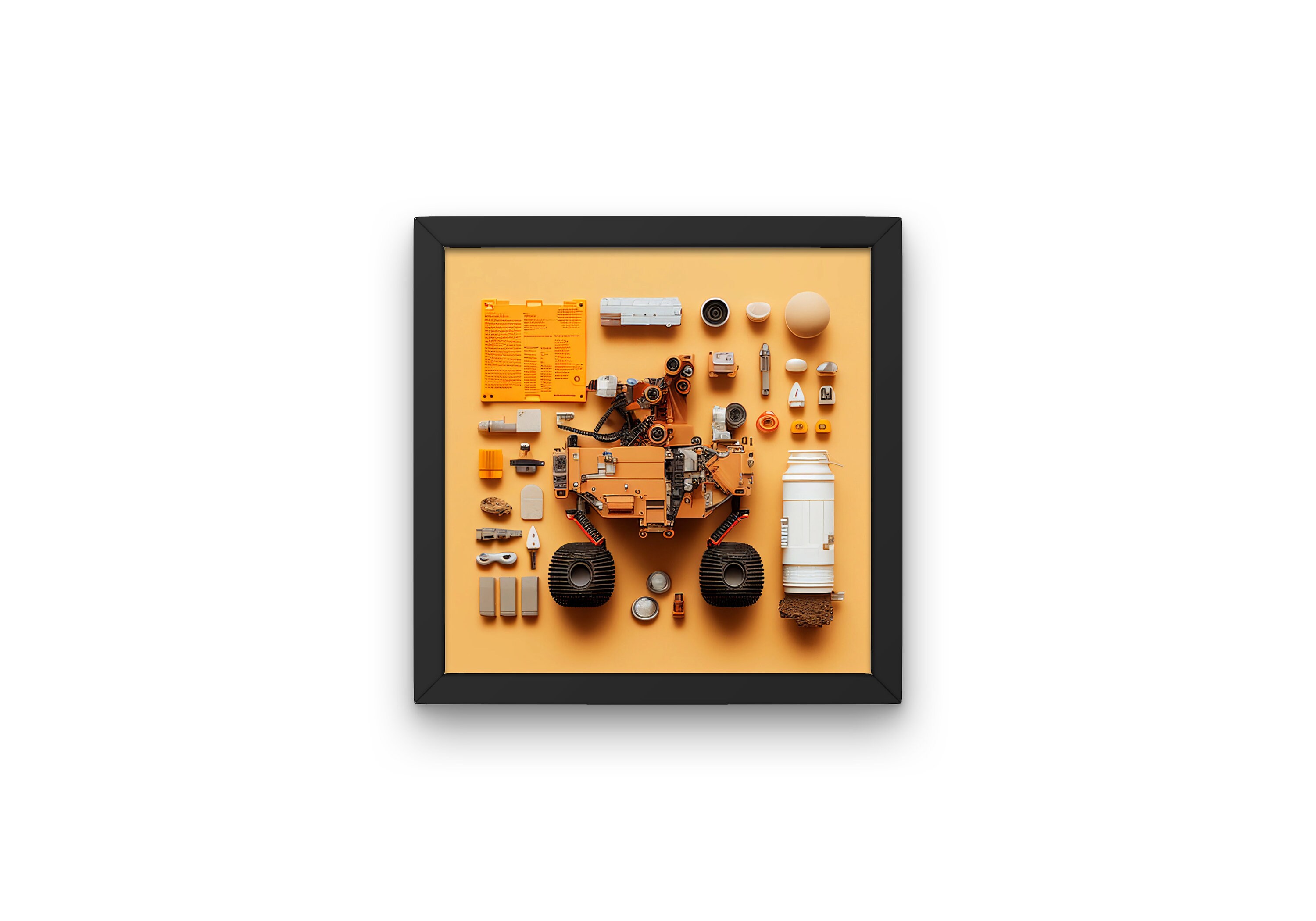 Lost Technology Exploded View Wall Art No. 23 the Rover - Alt NASA ...
