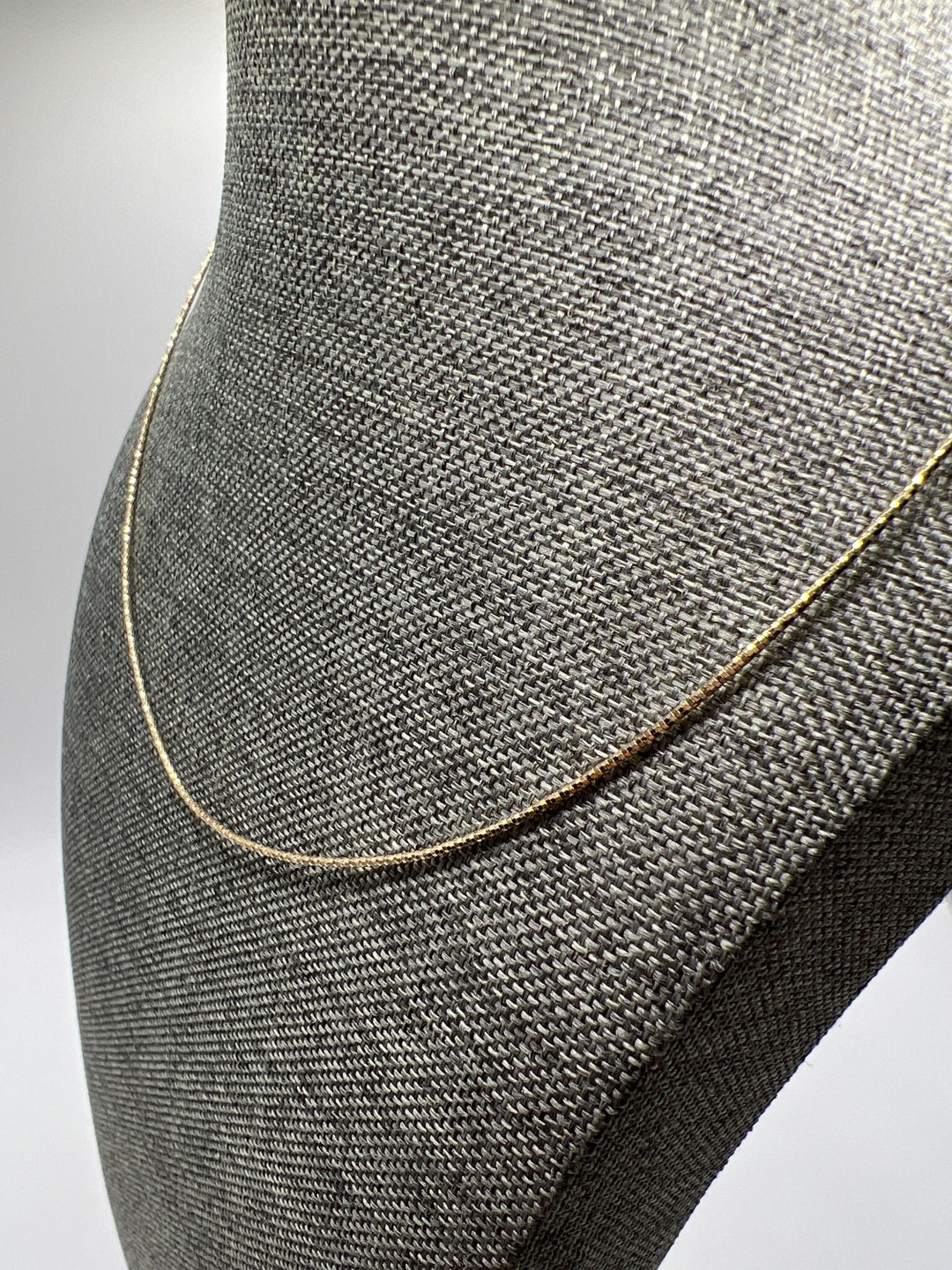 Vintage Italian Snake Torque Chain, 14 Karat Yellow Gold, Great for ...