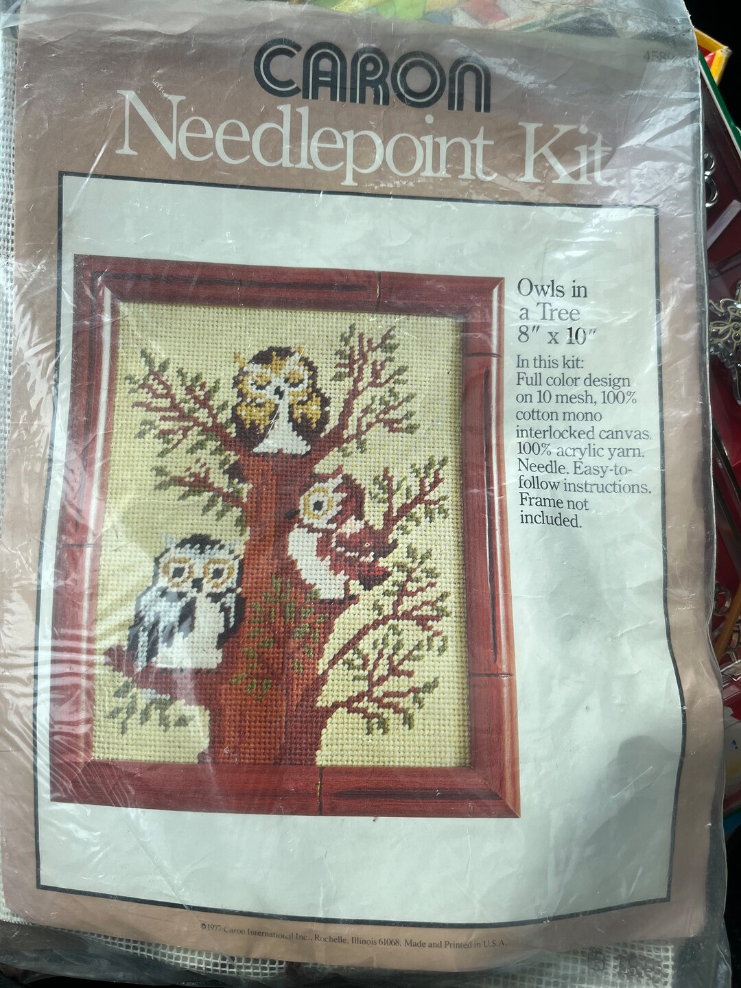 Vintage Needlepoint Kit - Etsy