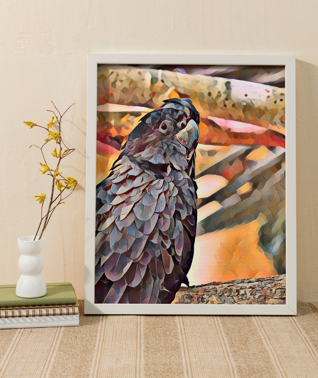 Red-tailed Black Cockatoo | Bird Art | Animal Art | Nature Art ...