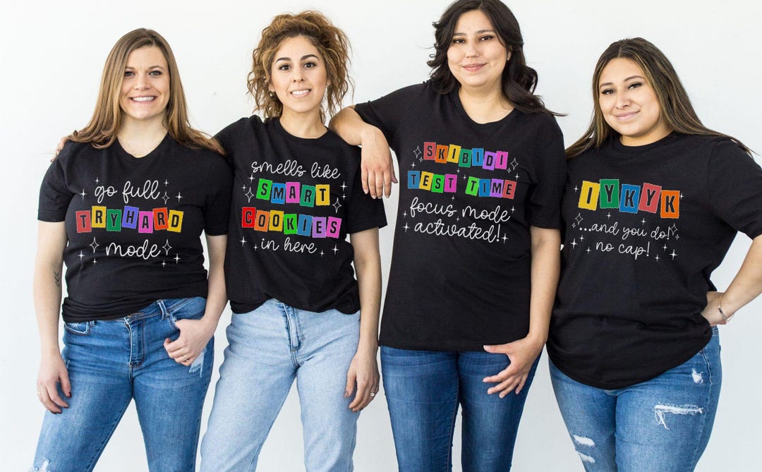 Teacher Testing Tees, Group Teacher Exam Shirts,spread Positivity Exam ...