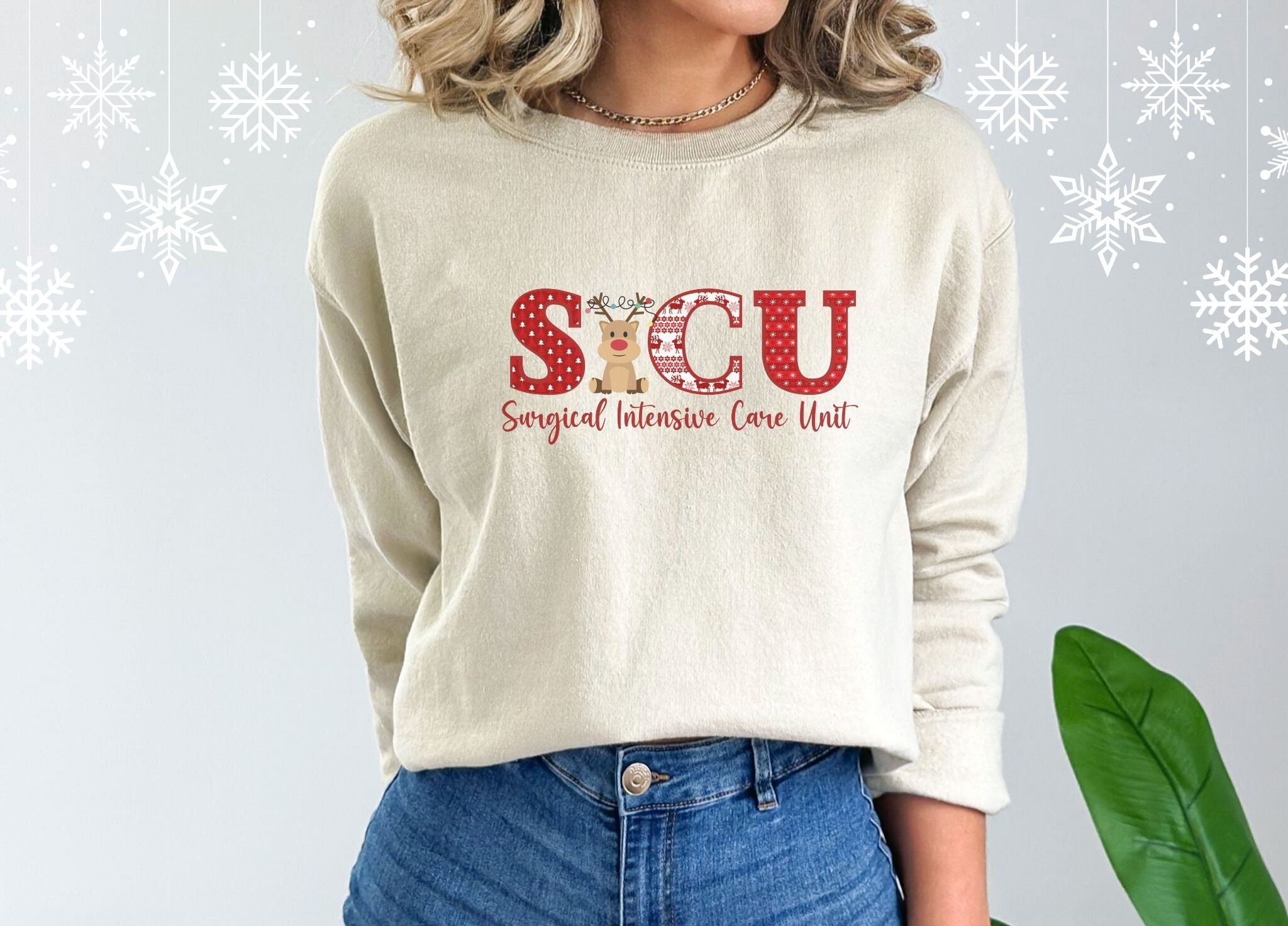 Winter SICU Sweatshirt Sicu Christmas Gift Surgical ICU - Etsy