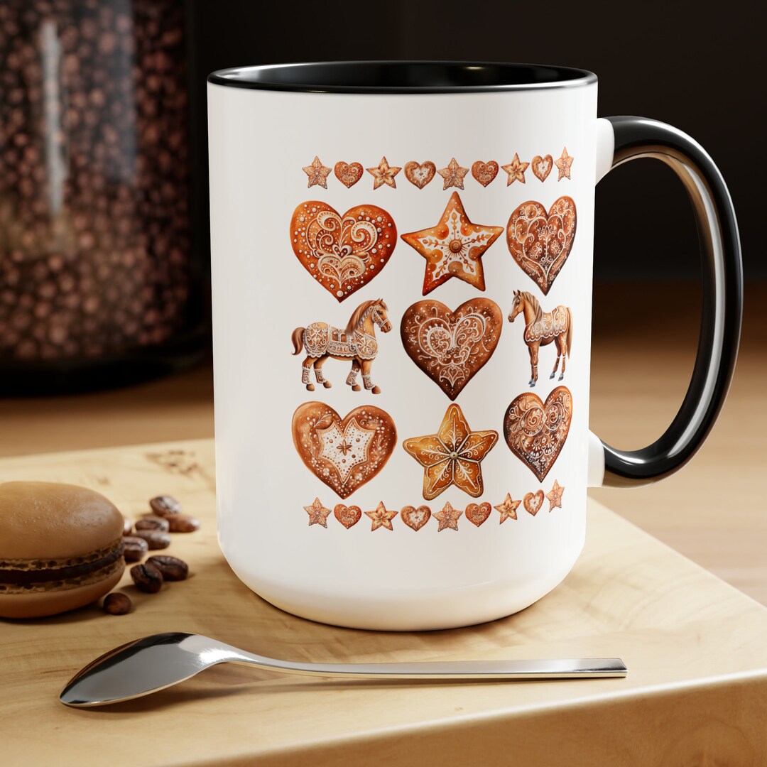 Holiday Cookies Mug, Christmas Cookies Mug, Christmas 15 Oz Mug ...