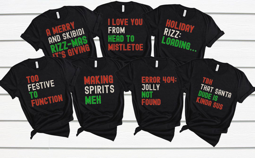 Christmas Crew, Gen Z, Group Christmas, Christmas PJ Tops, Group Xmas ...