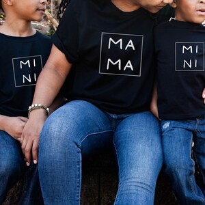 MAMA and MINI Matching Tees, Mommy and Kids Shirts, Mother's Day Gift ...