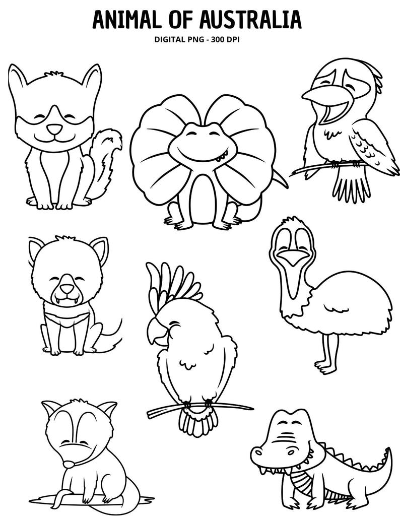 Australian Animals Poster – Kids Educational Decor, Classroom Printable ...