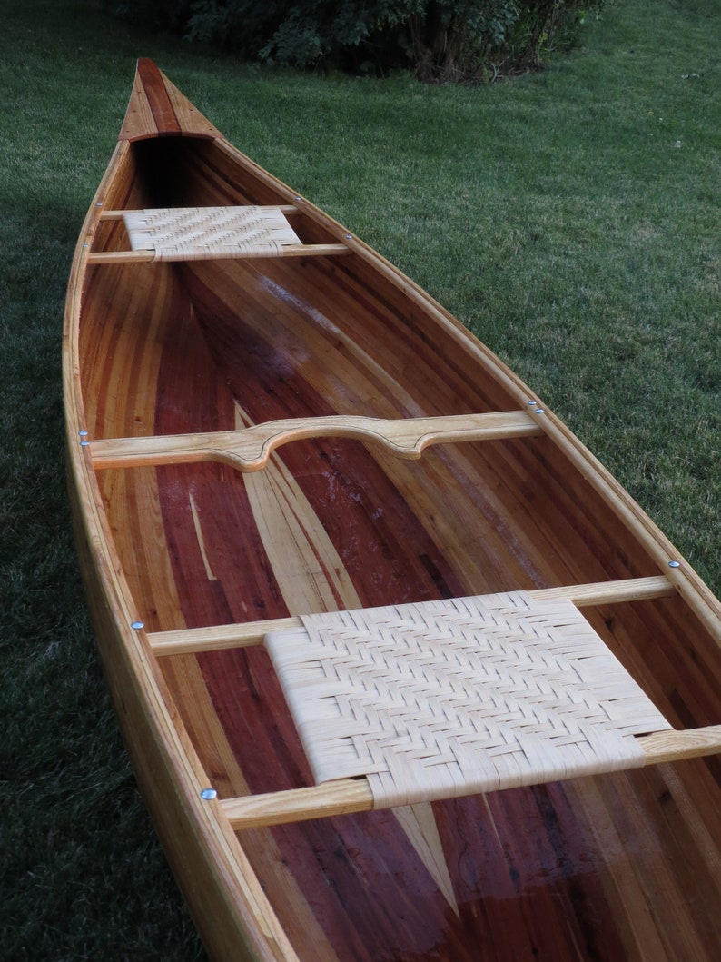 Handcrafted Cedar Strip Canoe - Etsy