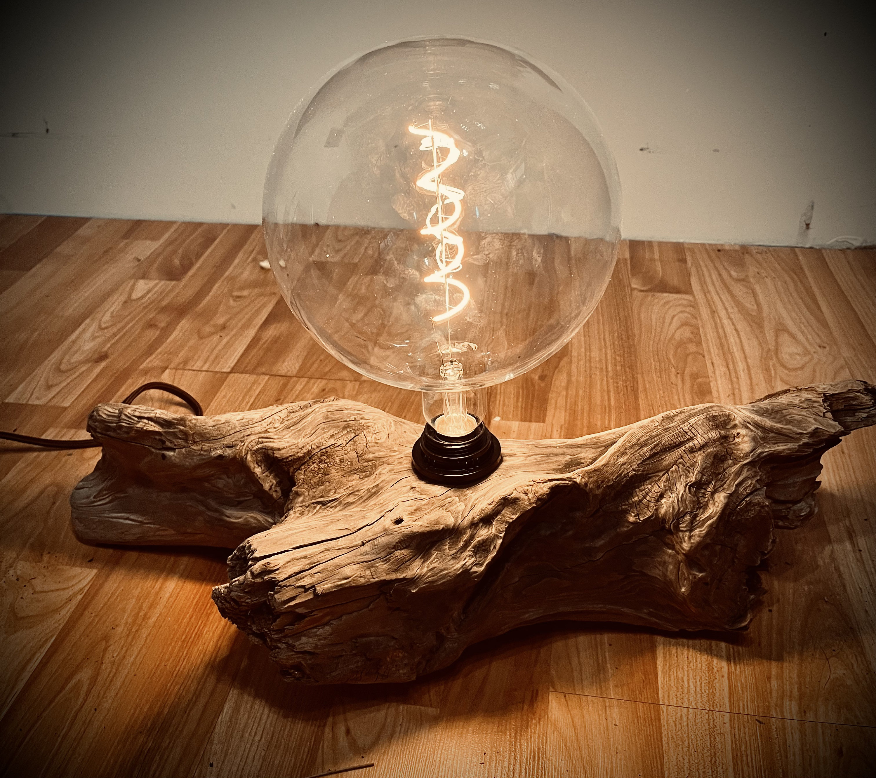 Driftwood Light - Modern, Rustic, Bohemian - Accent, Desk, Living Light ...