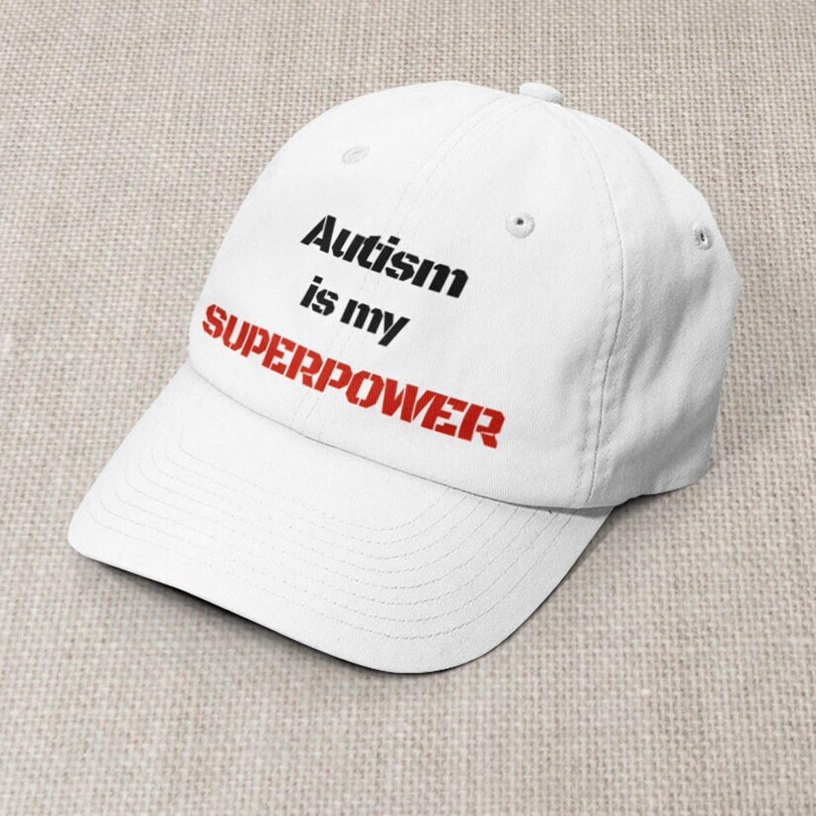 Autism is My Superpower Baseball Hat Autism Cap Aspergers Autism ...