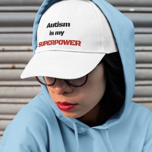 Autism is My Superpower Baseball Hat Autism Cap Aspergers Autism ...