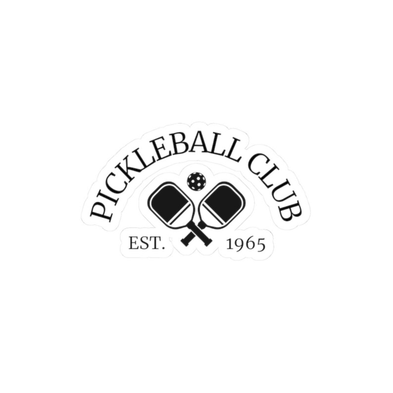 Pickleball Club Sticker Sticker for Pickleball Pickle Ball Sticker for ...