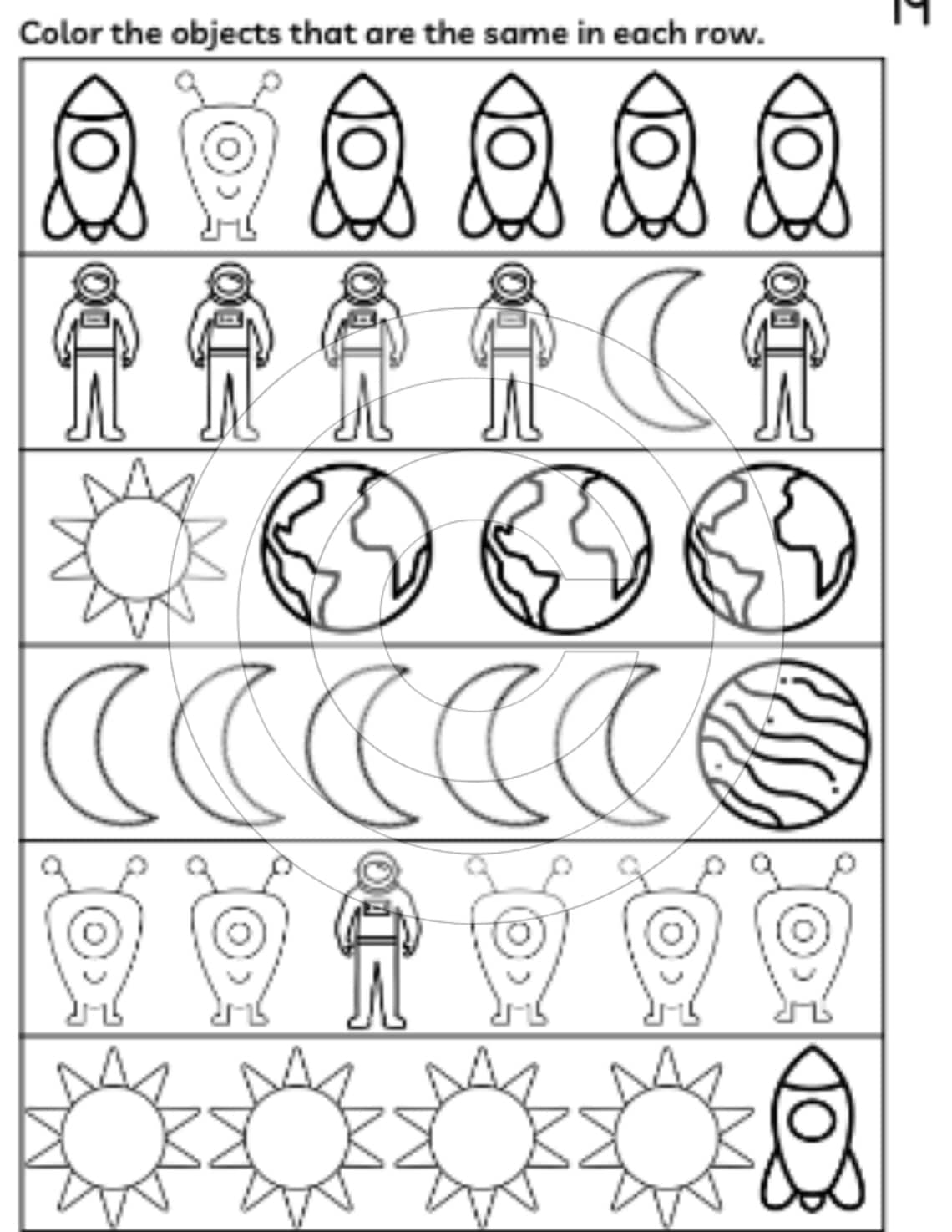 Color and Learn Math Foundations Volume 1 Preschool Kindergarten First ...