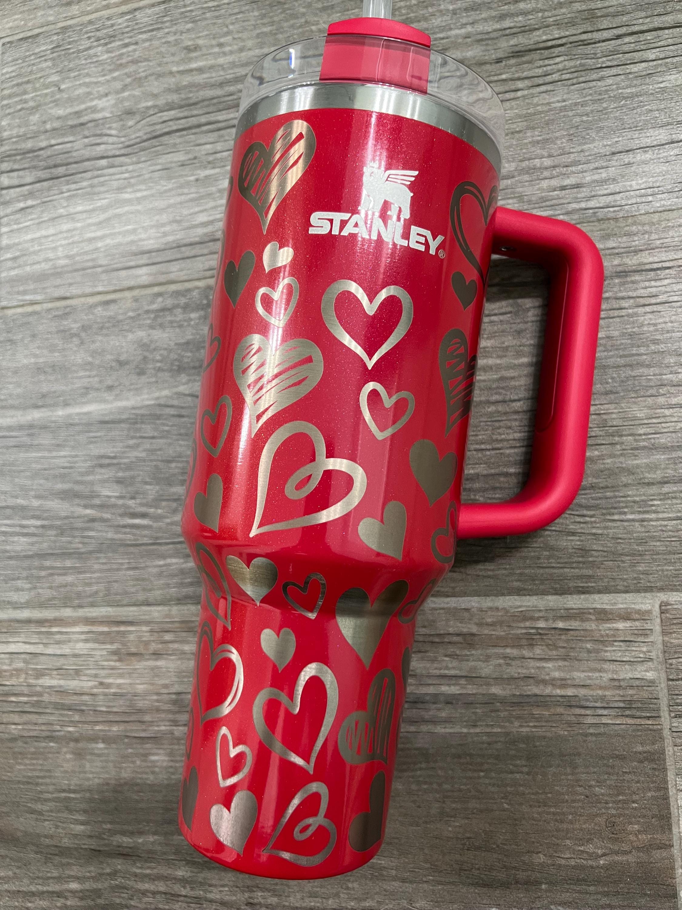 40oz Stanley Elf Tumbler - Hearts - Etsy