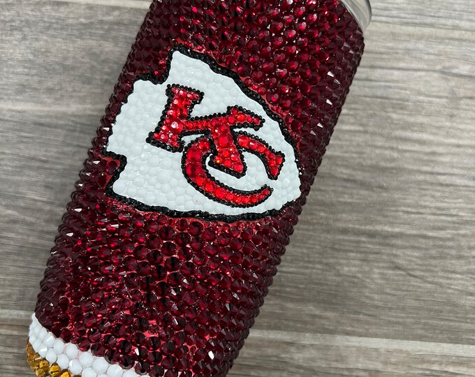 16oz Simple Modern Rhinestone Chiefs Tumbler - Etsy