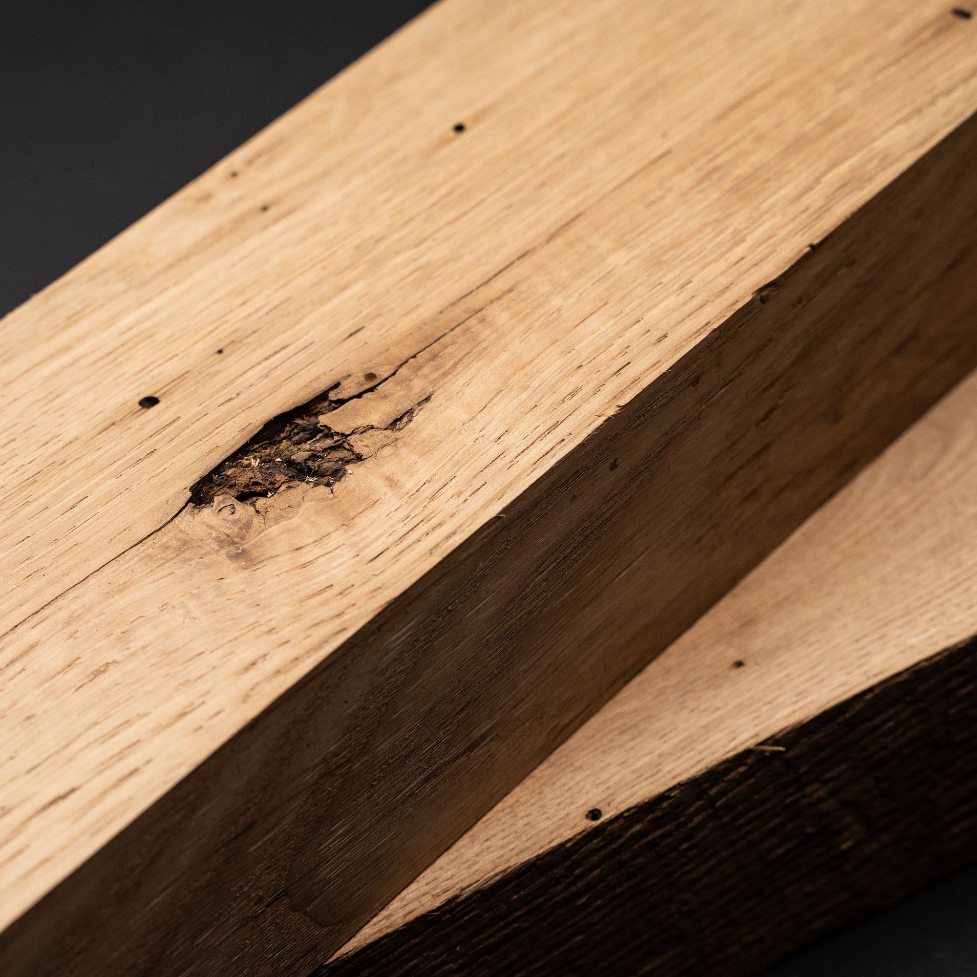 2 American Wormy Chestnut Wood Boards 2 Thick / Dimensional - Etsy