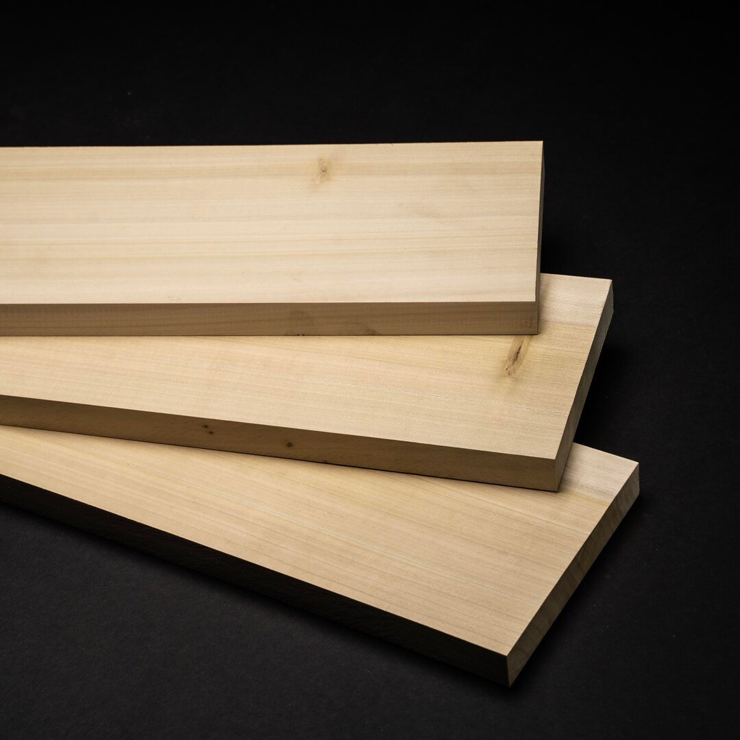 4/4 1 POPLAR Lumber Pack, S3S Clear/select Boards FREE SHIPPING Kiln ...