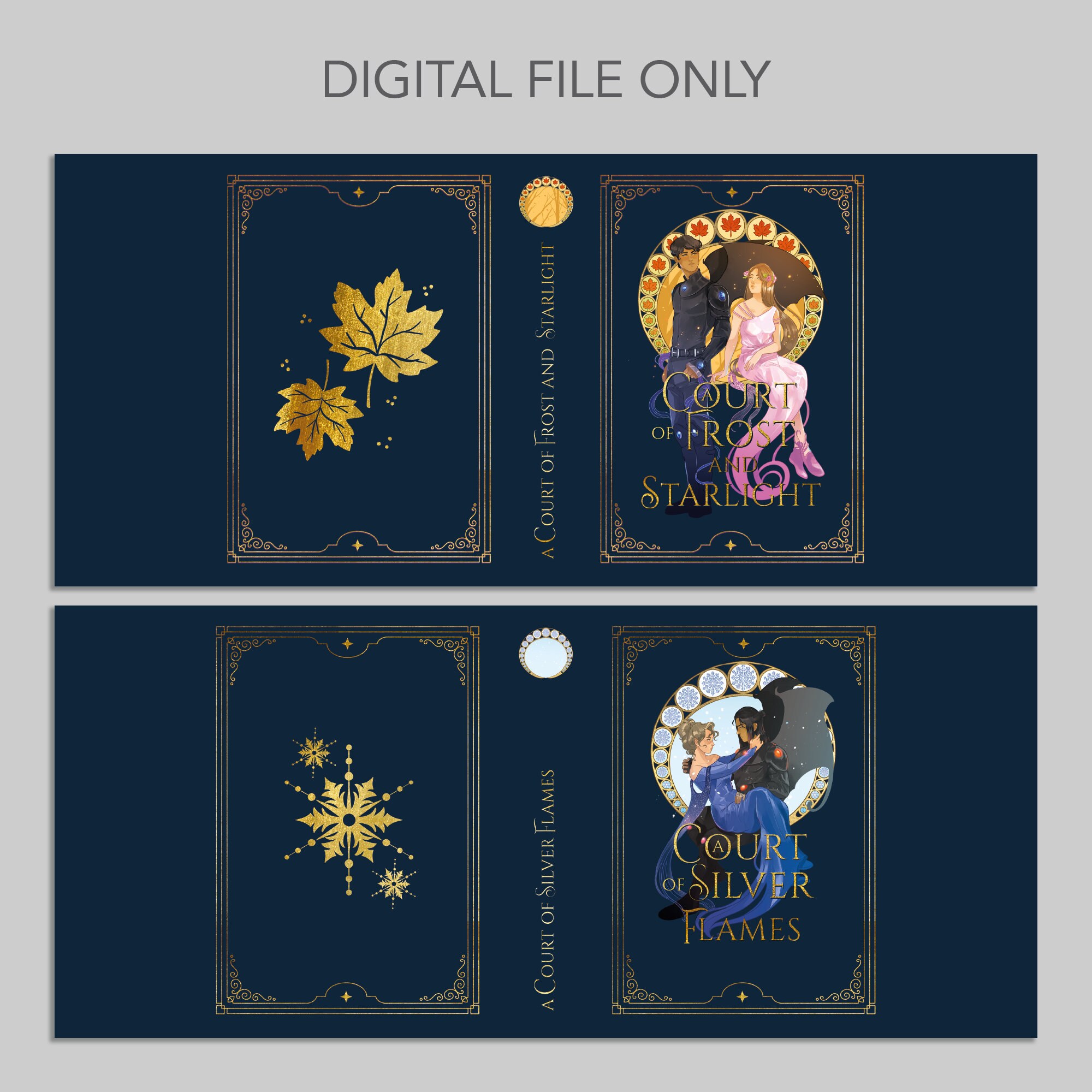 Acotar Dust Jackets - Digital Product - Book Covers - Etsy