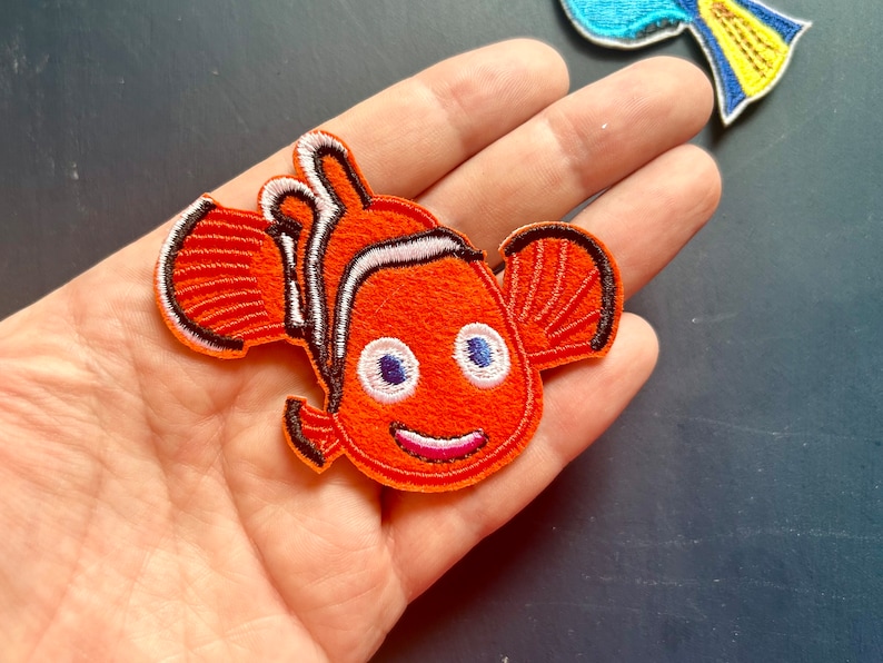 Finding Nemo Patch - Dory Iron on Patch - Nemo Embroidery Patch - Etsy