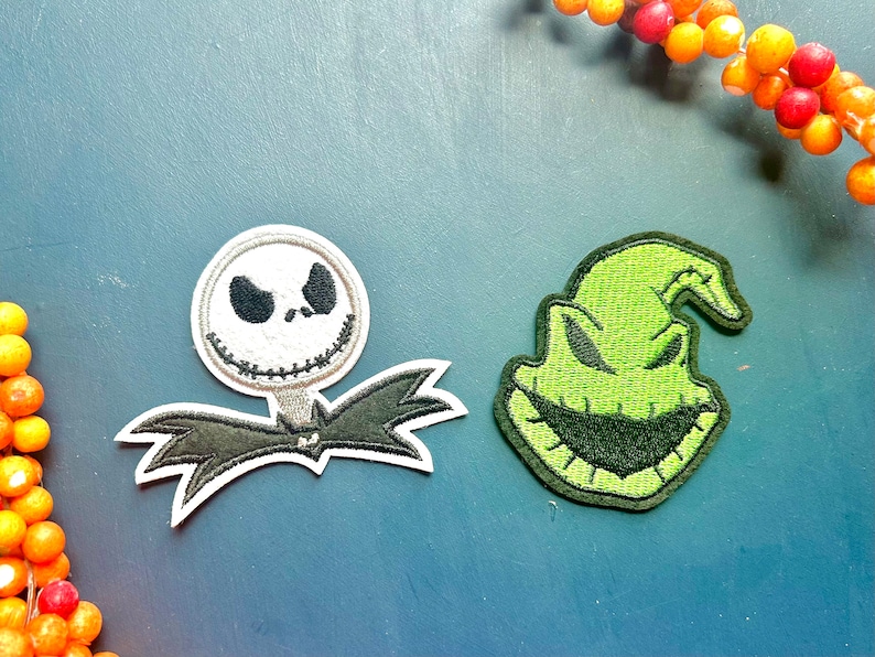 Jack Skellington Patch: Nightmare Before Christmas Iron-on - Etsy