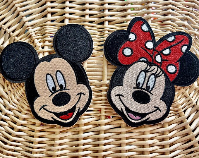 Minnie Mouse Red Bow Patch - 5” Iron on DIY Embroidery Patch - Etsy