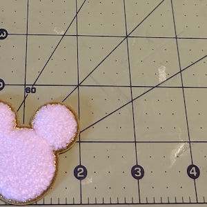 Preppy Chenille Mickey Mouse Patch Chenille Disney Inspired Patch Self ...